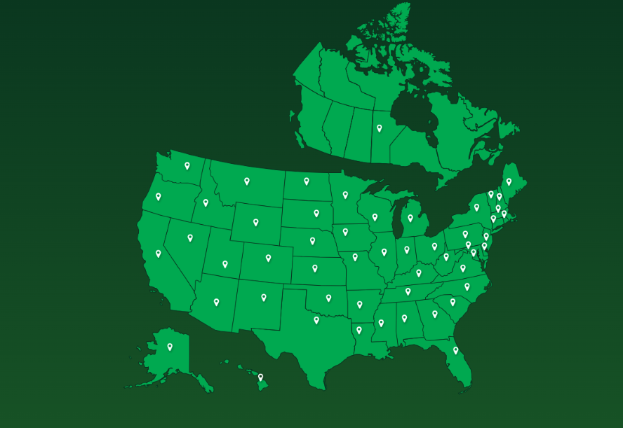 Cooperative purchasing contracts with AstroTurf’s interactive map