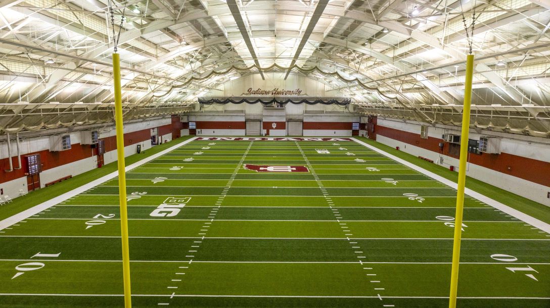 Indiana Hoosiers unveil new turf system at practice facility