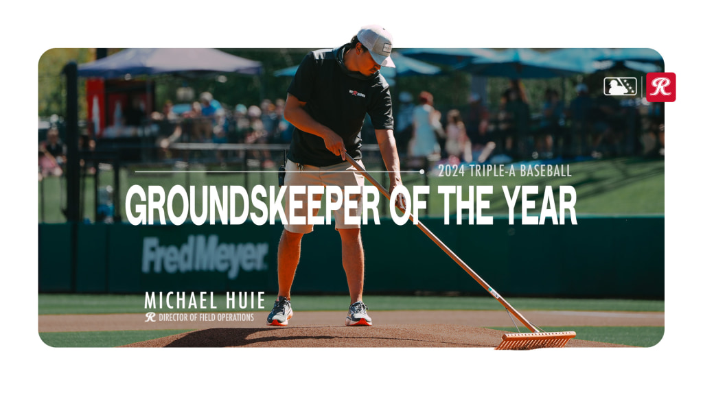 Michael Huie named Triple-A Groundskeeper of the Year