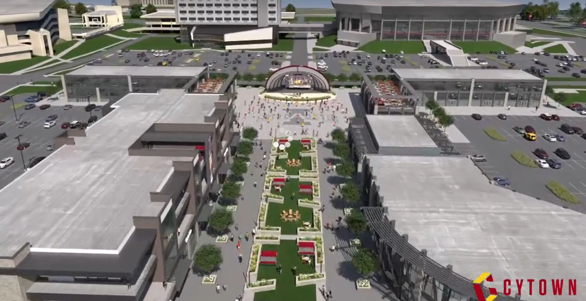 Iowa State University mixed-use entertainment district